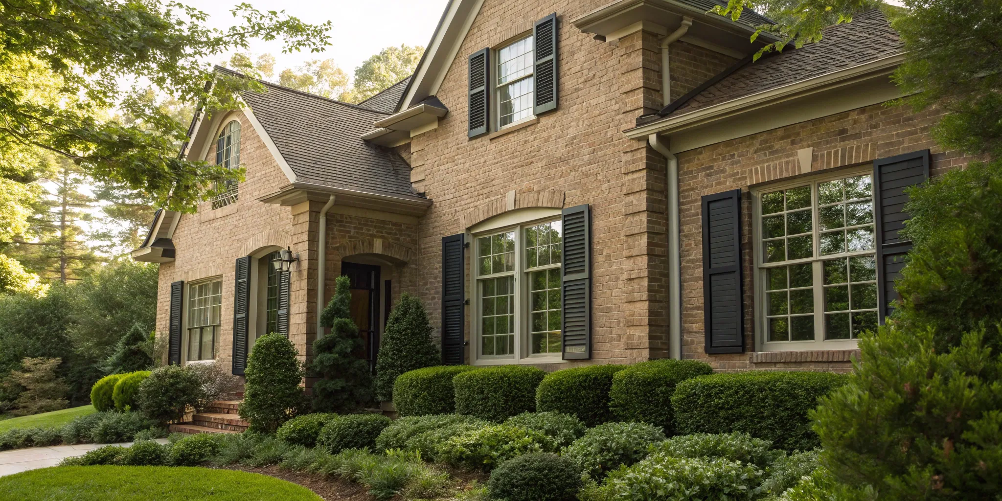 5 Best Shutter Colors for a Brown Brick House